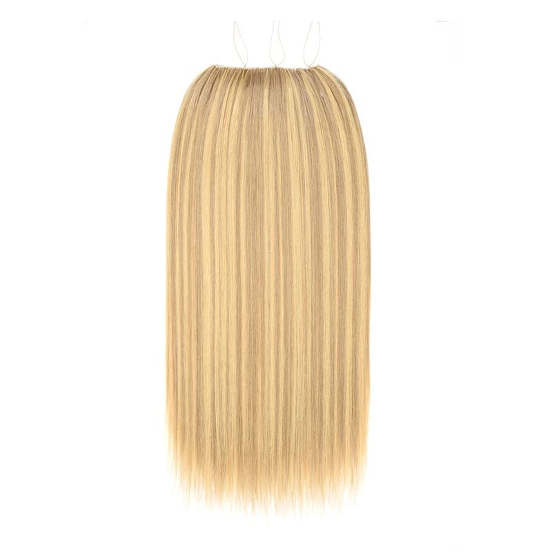 Feather weaving weft